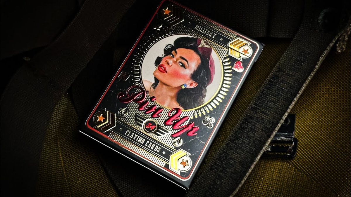 Military Pin-Up. War edition (Black) Playing Cards – Noir Arts ...